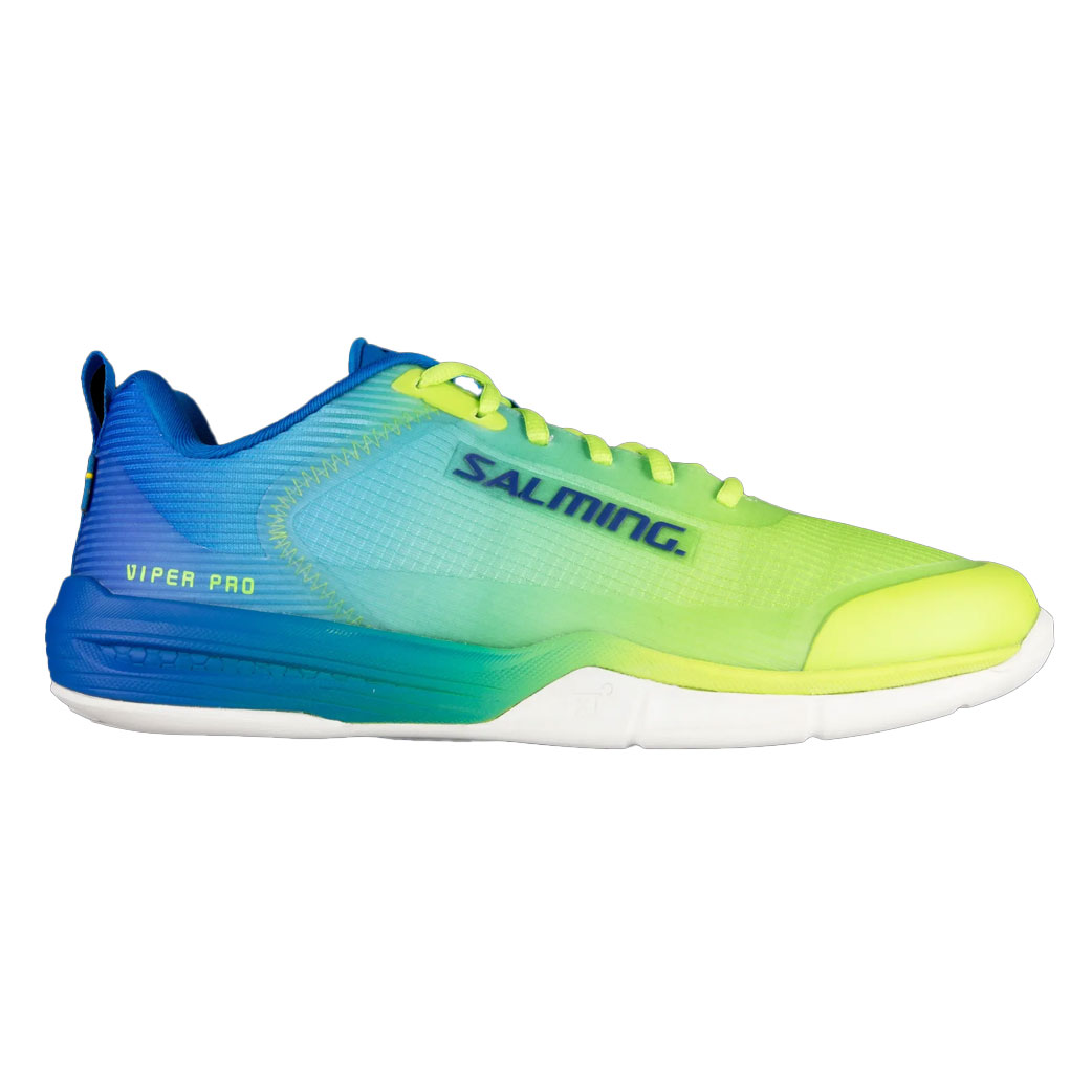 Salming Viper Pro (Green/Blue) Men's Indoor Court Shoes (1235065-0603 ...