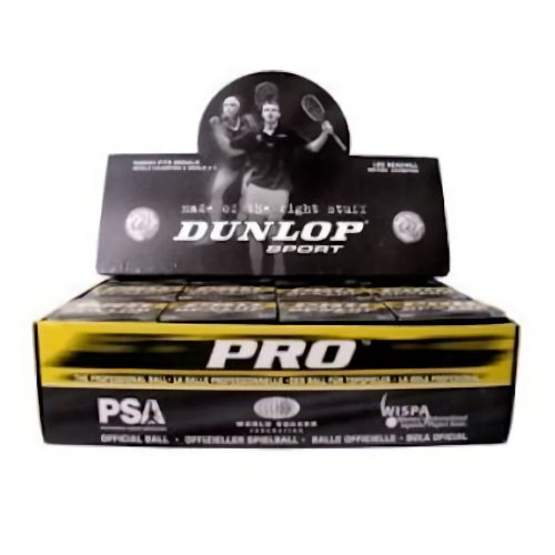 Dunlop Pro (High Altitude) (Green Dot) Squash Ball (Box) (12-Balls ...